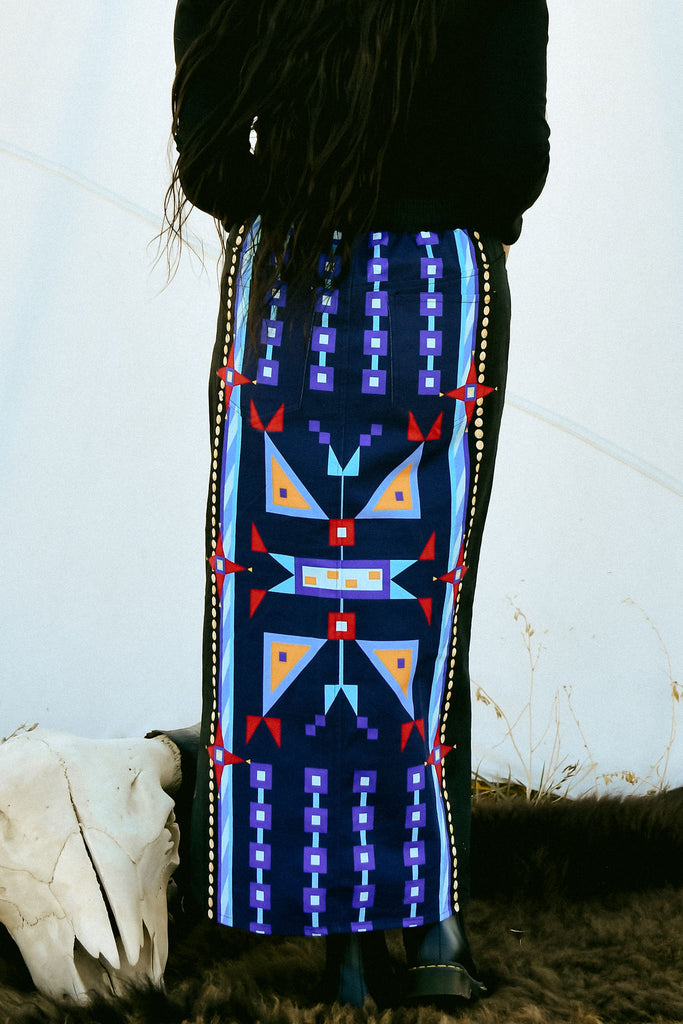 Geometric Star Cotton Skirt – Lauren Good Day