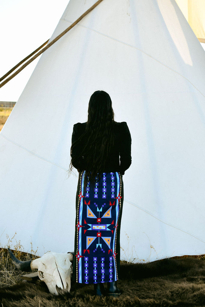 Geometric Star Cotton Skirt – Lauren Good Day