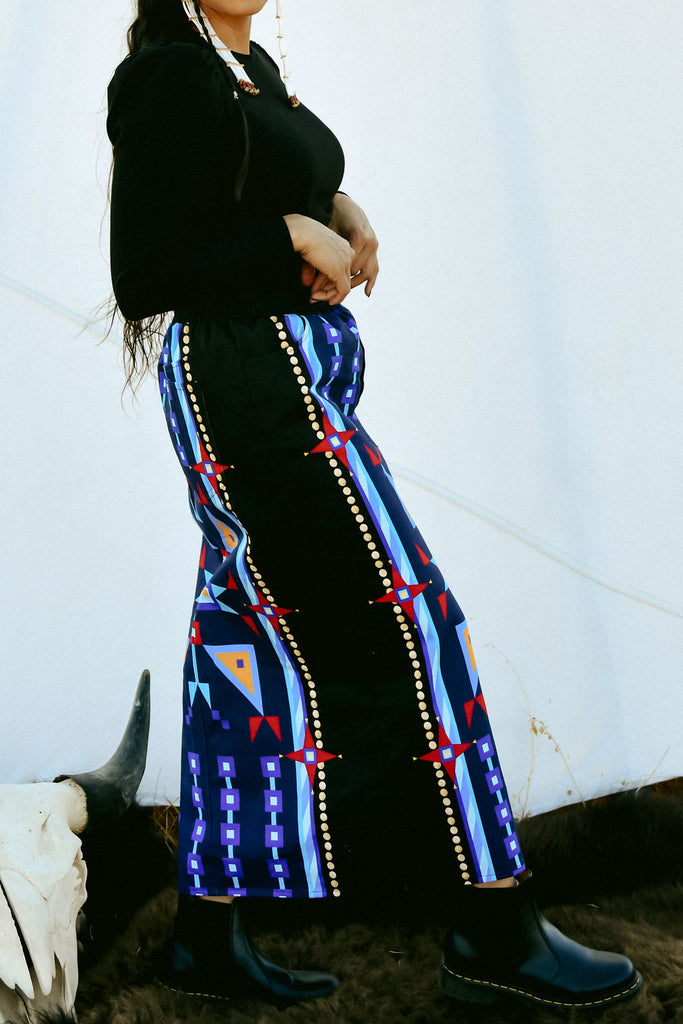 Geometric Star Cotton Skirt – Lauren Good Day