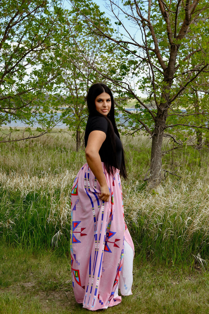 Geometric Lanes Tie Skirt – Lauren Good Day